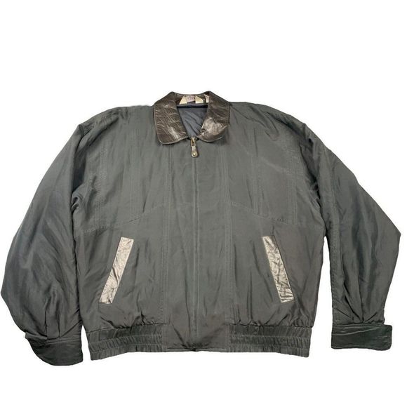 Genelli | Jackets & Coats | Vintage Genellisilk Bomber Jacket Men L ...